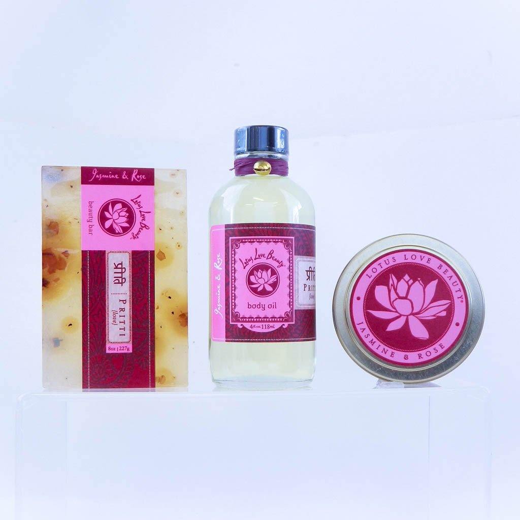 {Pritti} Jasmine & Rose 3 Piece Bundle – Lotus Love Beauty